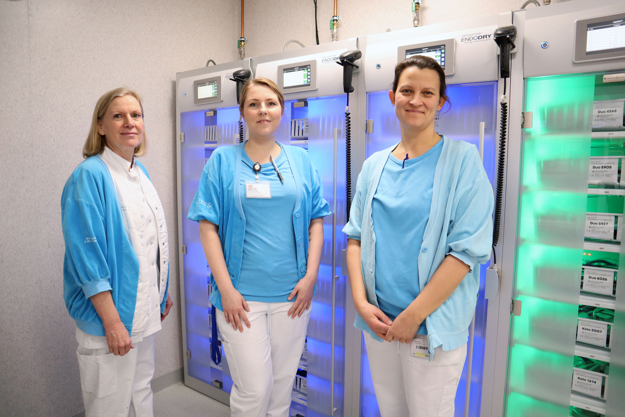 Slagelse Sygehus har fået nye endoskopvaskemaskiner og tørreskabe
